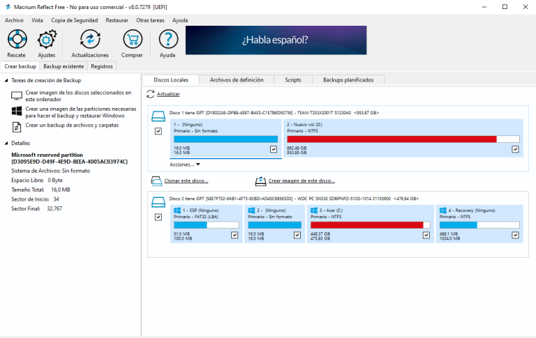 Descargar Macrium Reflect Free: ¿Sigue siendo gratuito Macrium Reflect?